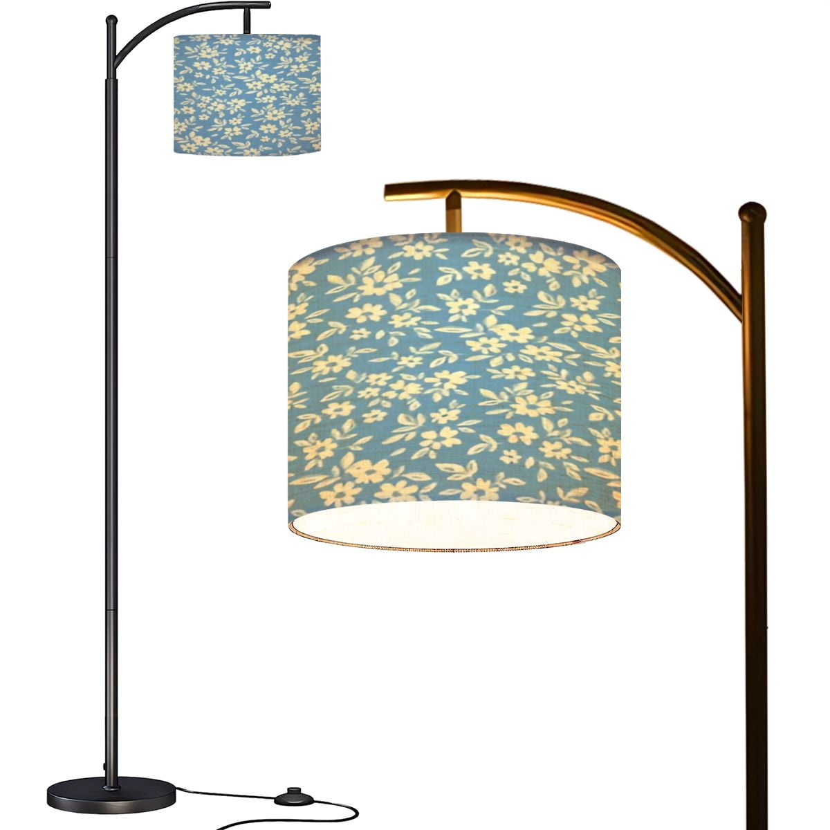 Arc Floor Lamps Seamless floral pattern liberty print pretty sketch ...