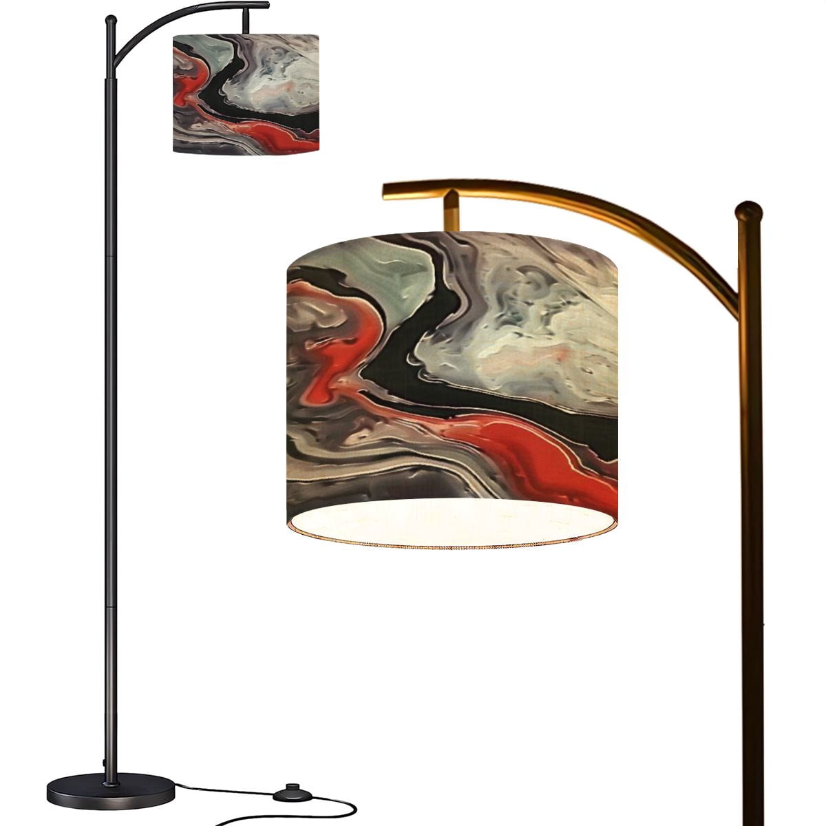 Arc Floor Lamps Seamless marble texture abstract liquid Abstract fluid ...
