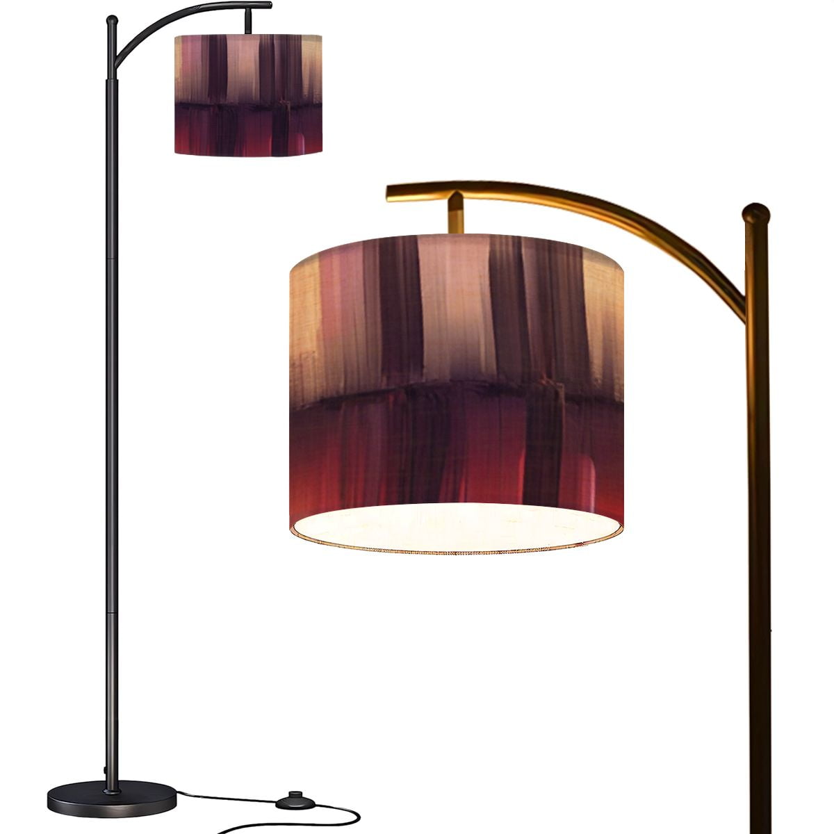 Arc Floor Lamps Wide modern artwork oil canvas large size artistic ...