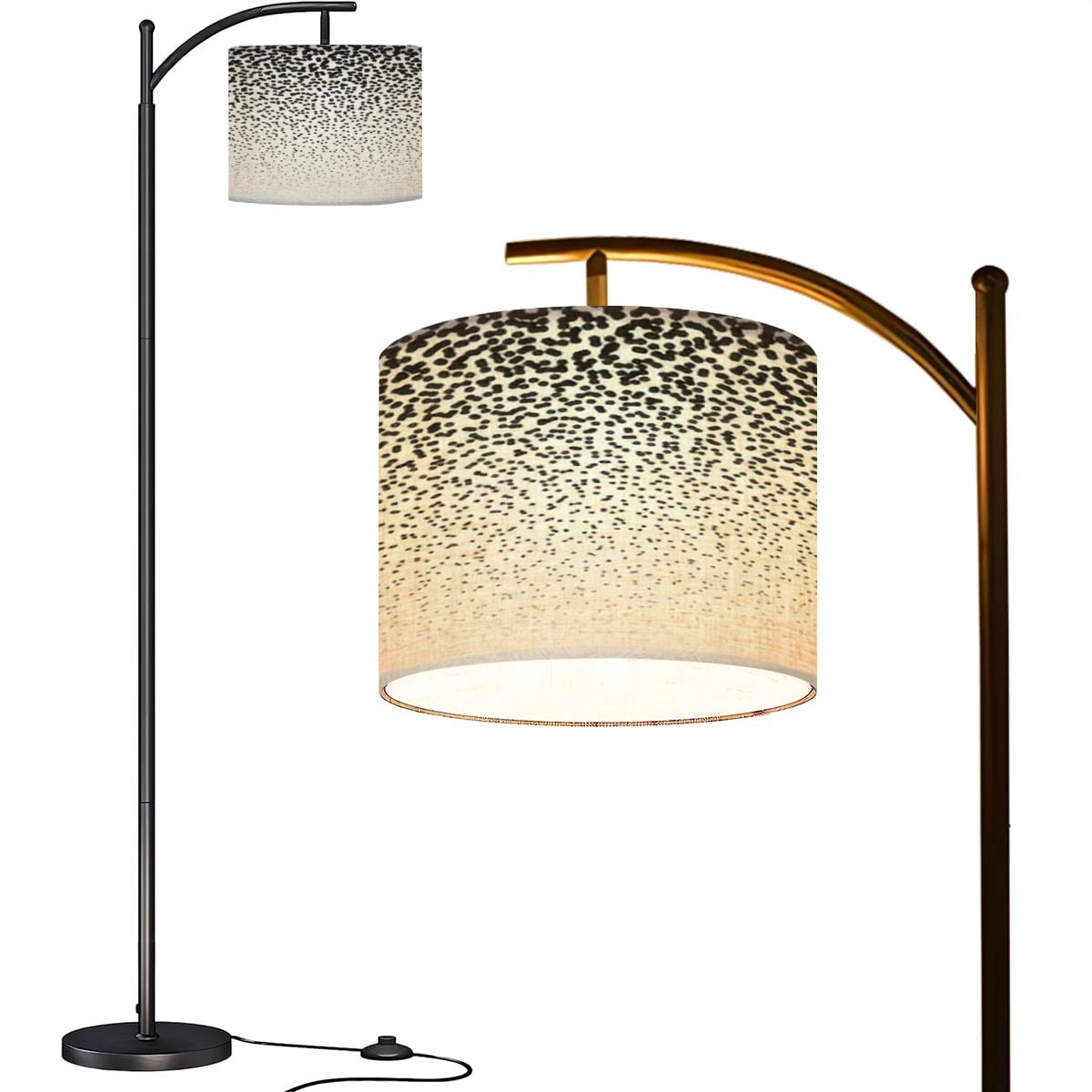 Arc Floor Lamps circles pointillist pointillism Fading circles Modern ...