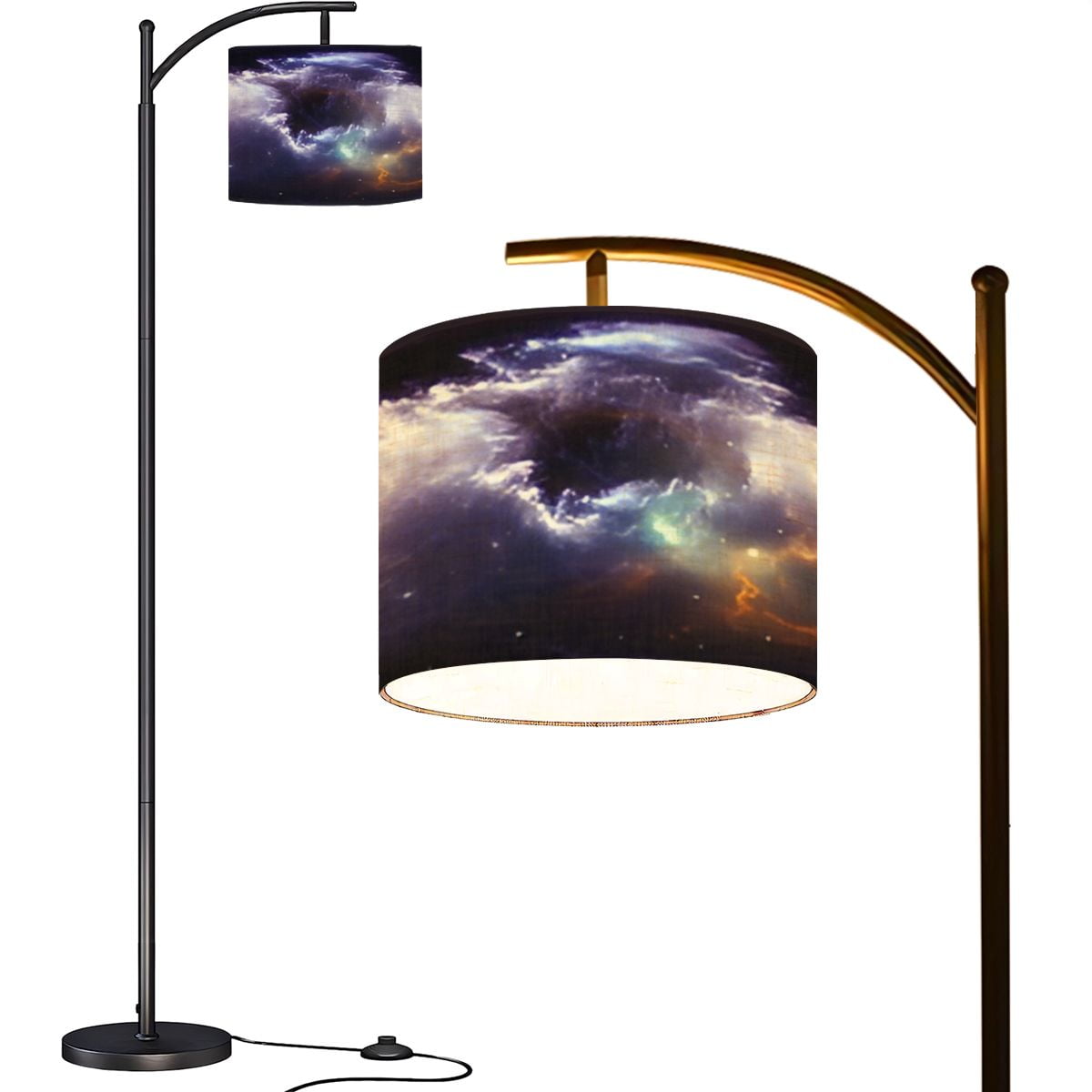 Arc Floor Lamps degree stellar space nebula Panorama environment map ...