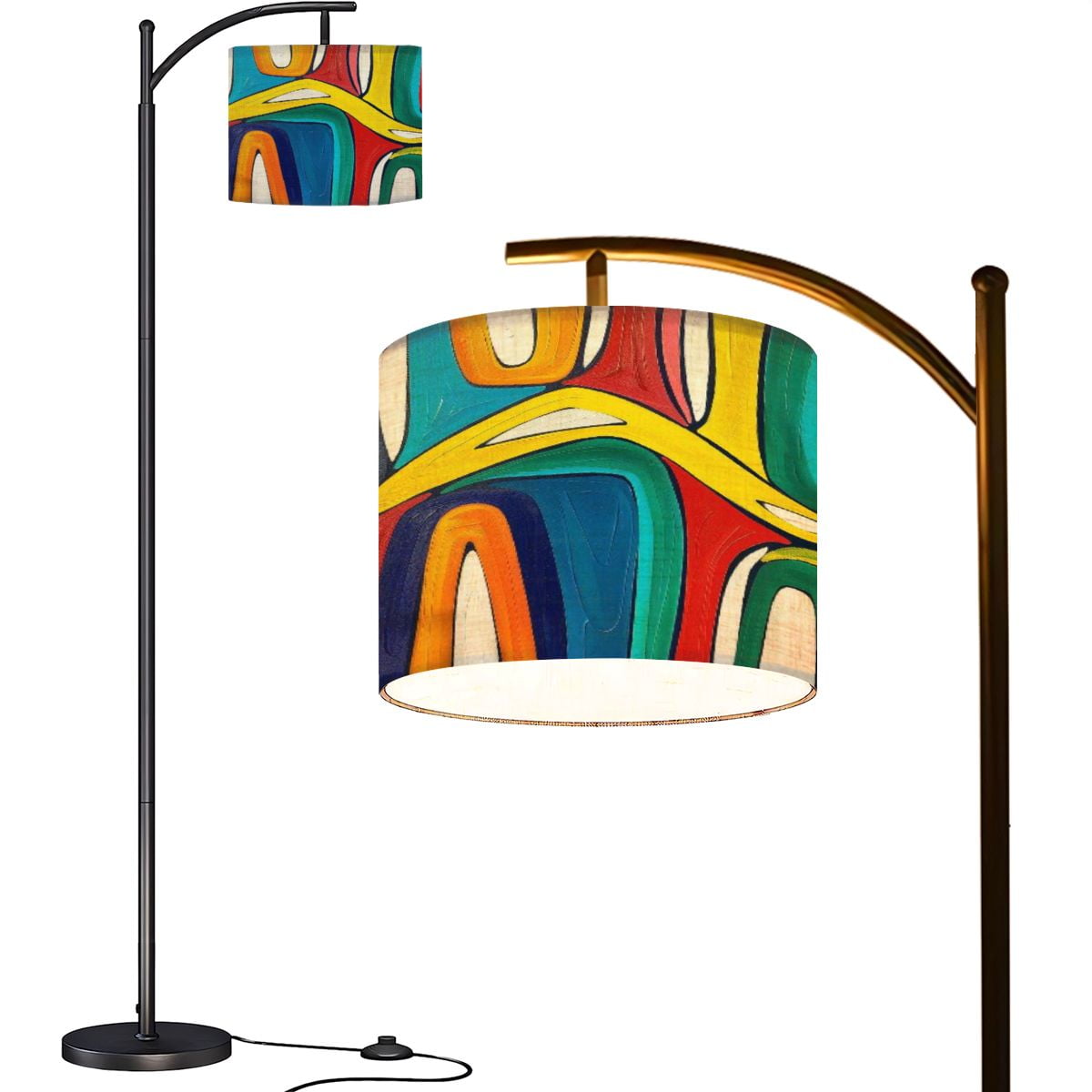 Arc Floor Lamps framework inspired by expressionism geometric ...