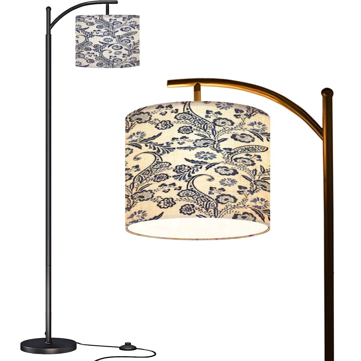 Arc Floor Lamps seamless gentle paisley print ethnic paisley flowers ...