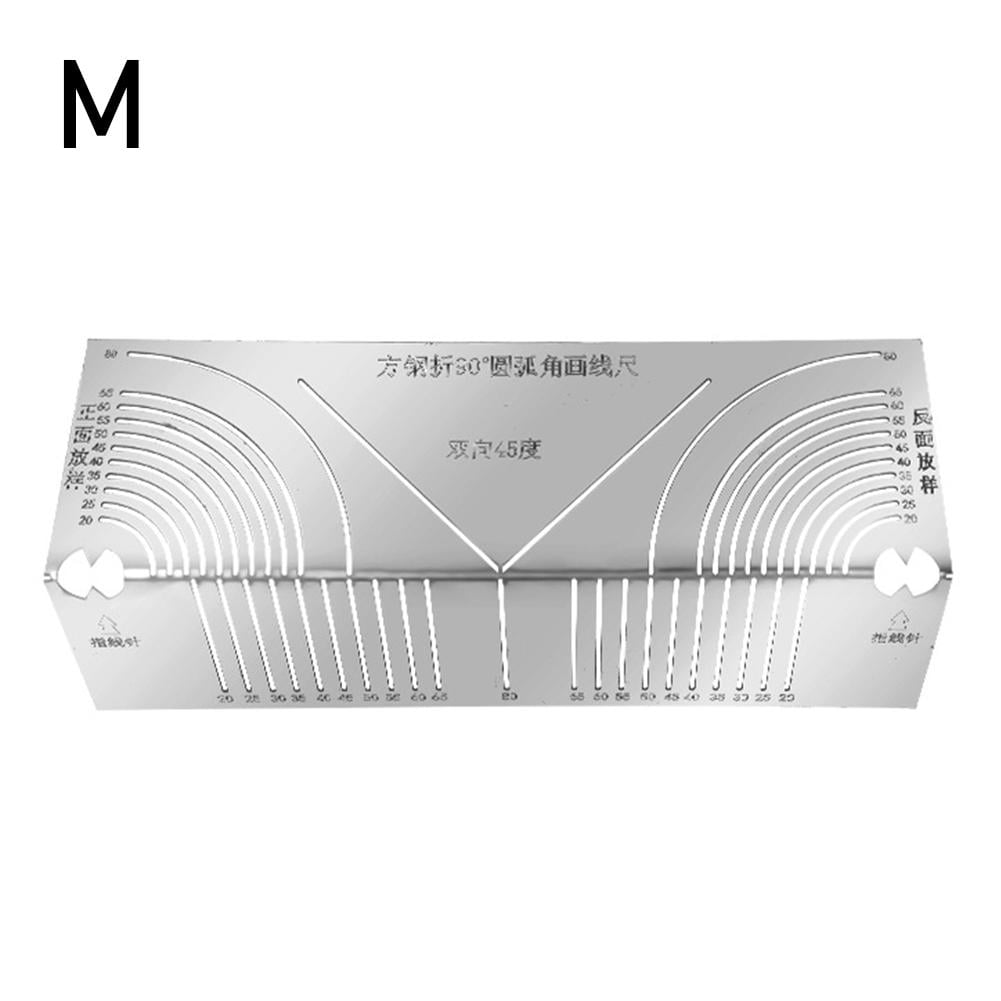 Arc Marking Ruler Right Angle truction Arc Parallel Drawing Tool 90 ...