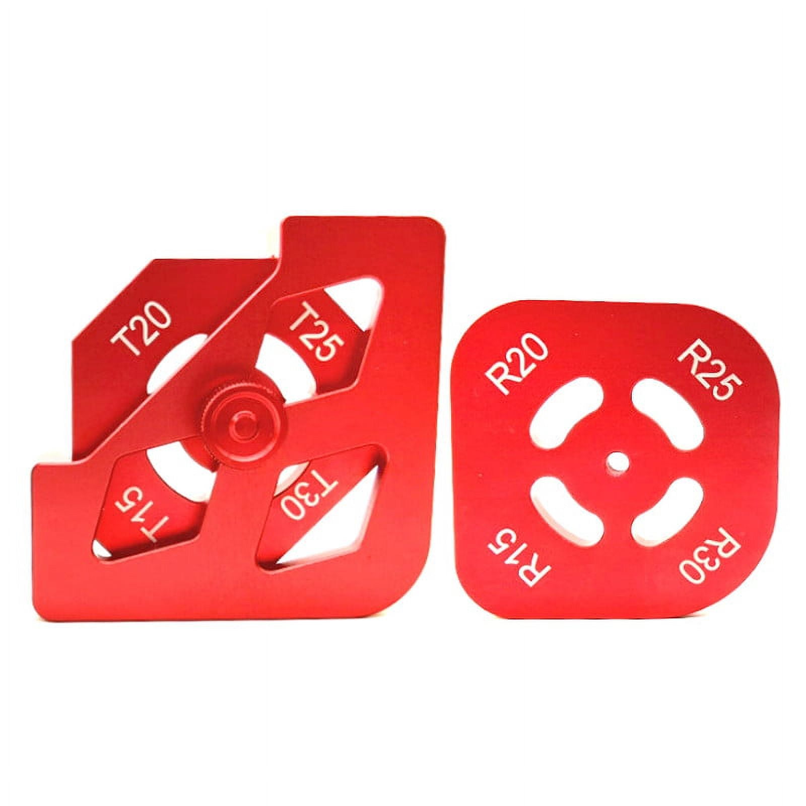 Arc / T Corner Radius Quick Jig Router Trimming Corner Gauge Aluminum ...