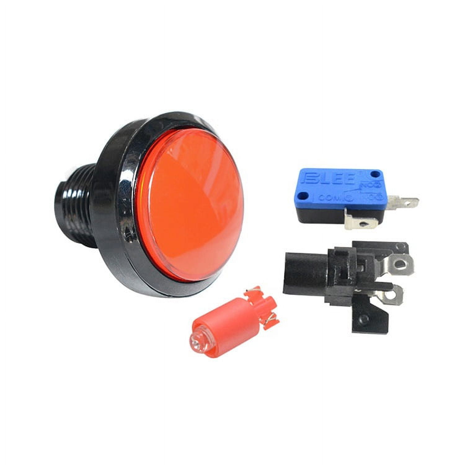 Arcade 45MM Round Panels Push Buttons Illuminated LED Light With ...