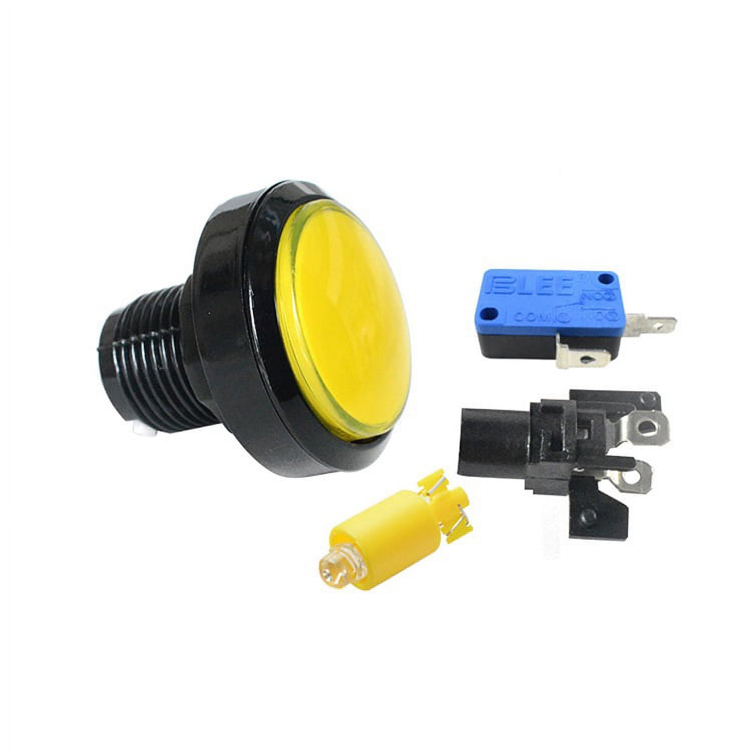 Arcade 45MM Round Panels Push Buttons Illuminated LED Light With ...
