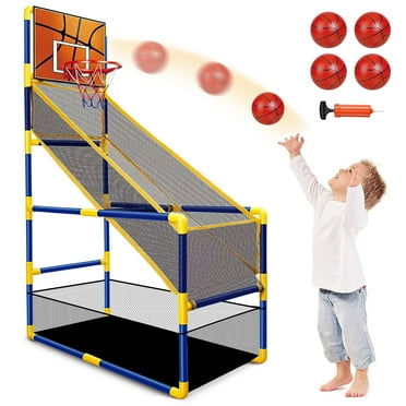 Costway Indoor Electric Single Shot Basketball Arcade Game Machine with ...