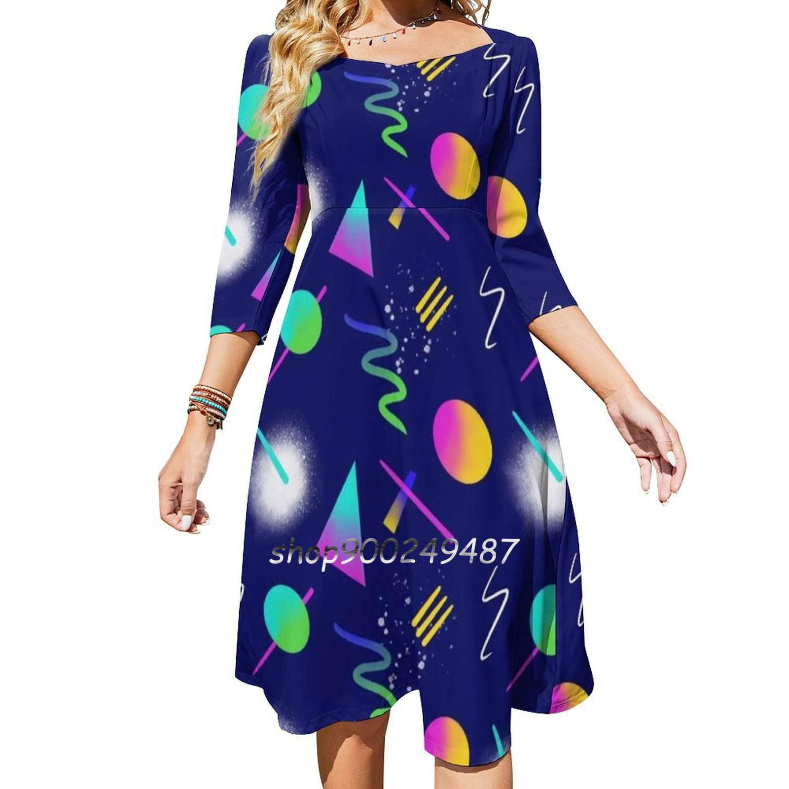 Arcade Carpet Evening Party Dresses Midi Sexy Dress Female Sweet One ...
