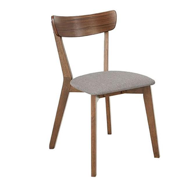 Arcade Dining Chairs - Walnut - Set of 2 - Walmart.com