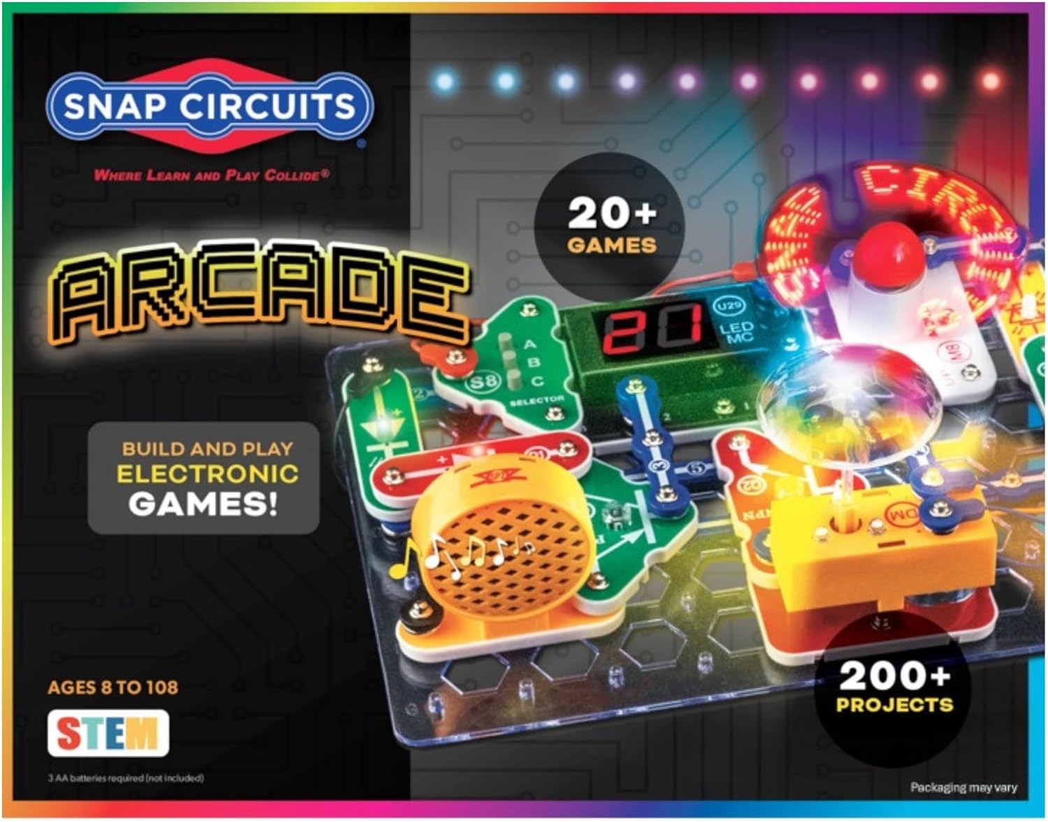 “Arcade”, Electronics Exploration Kit, Stem Activities, Full Color ...
