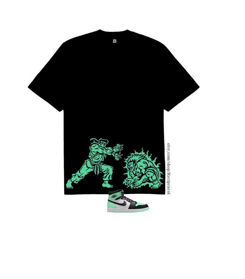 Arcade Era shirt air Jordan 1 Green Glow outfit - Walmart.com