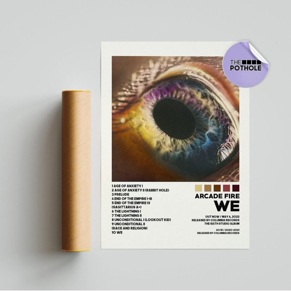 Arcade Fire s, We, Album Cover, Print Wall Art, Arcade Fire, Funeral ...