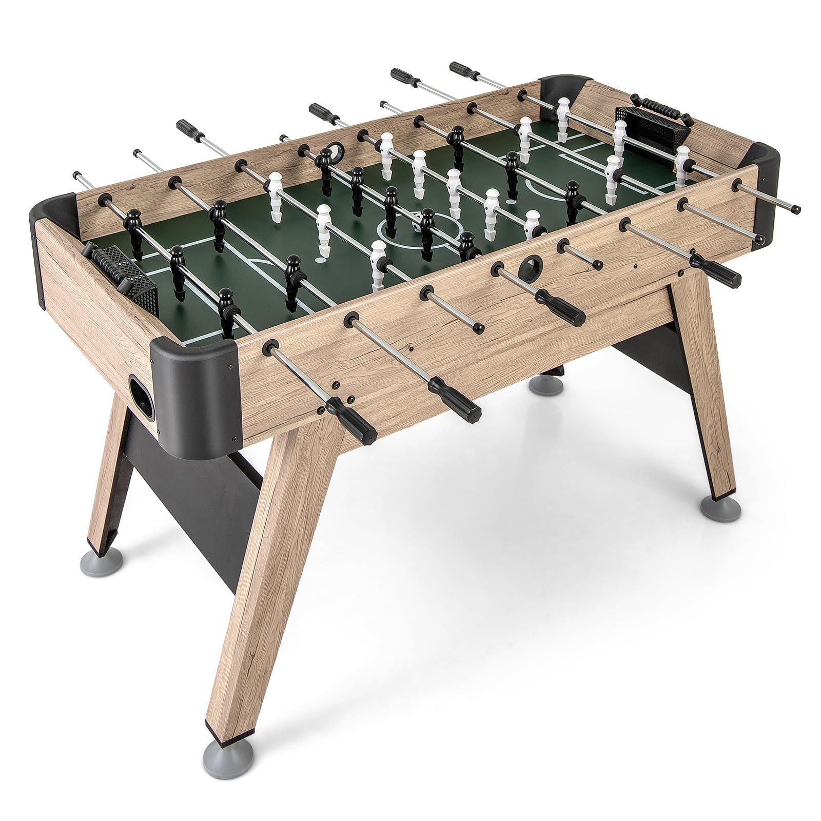 Arcade Foosball Table 54 Inch, Full Size Soccer Table Game with 2 Balls ...