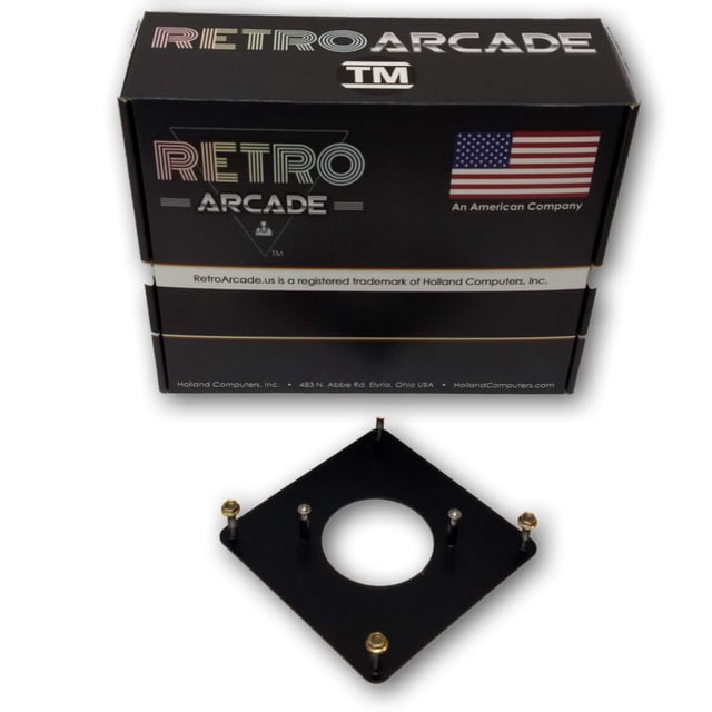 Arcade Game 2 inch Trackball Metal Mounting Kit, works with RA-TRACK ...