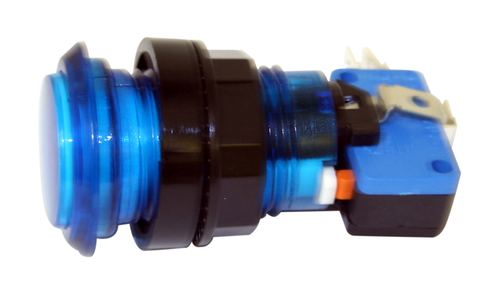 Arcade Game Illuminated Pushbutton (Blue) with microswitch by ...