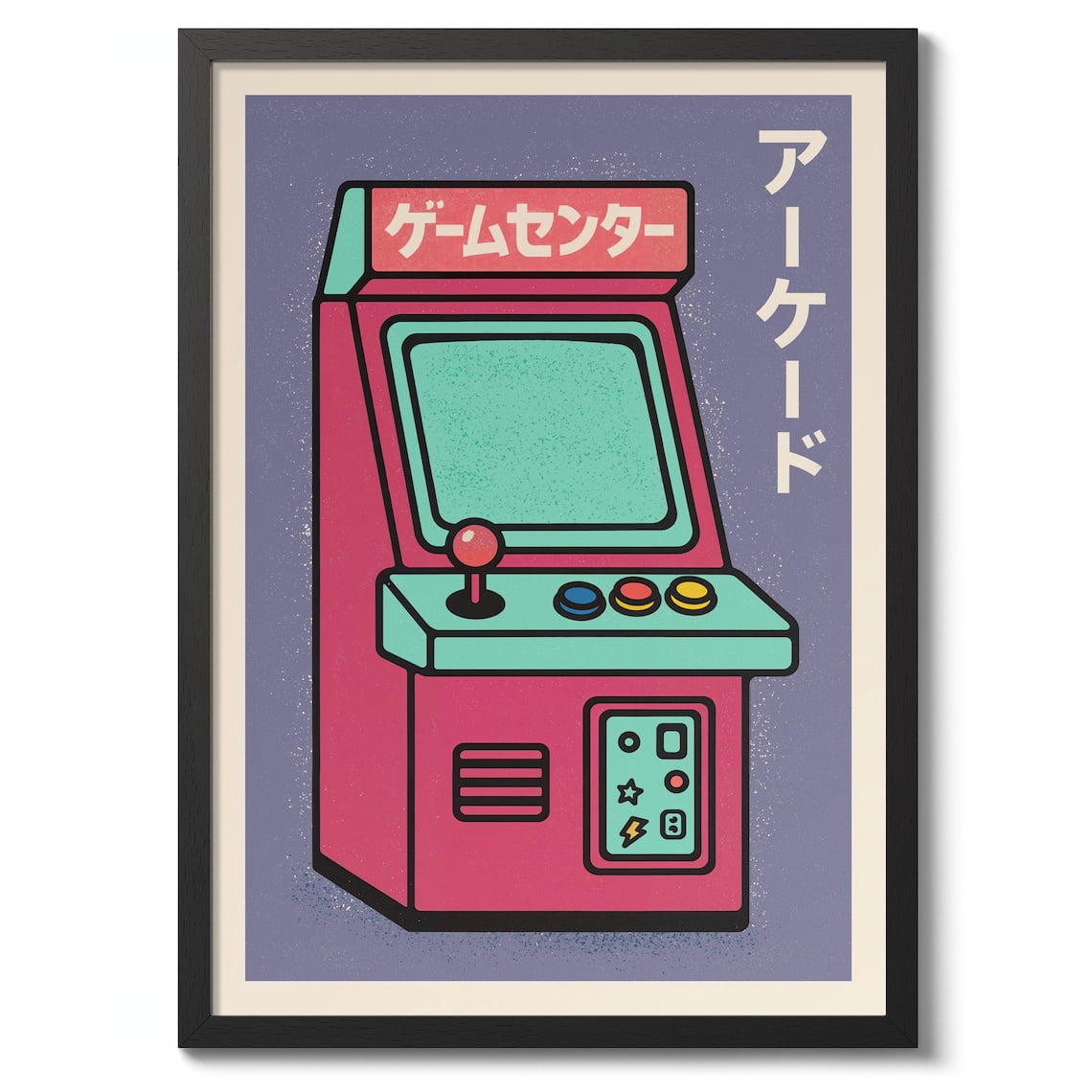 Arcade Game Japanese Vintage Graphic Illustration Matchbox Video Game ...