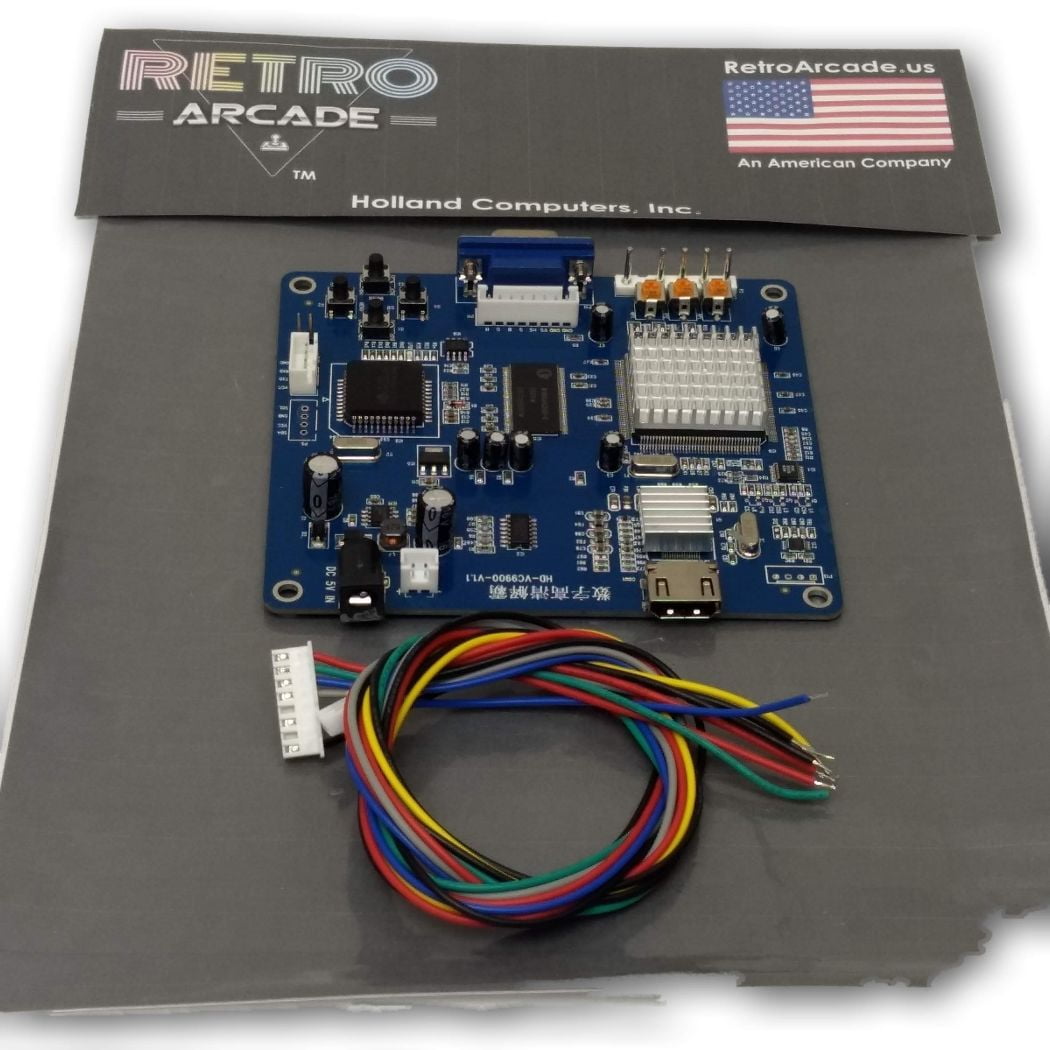Arcade Game RGB-CGA-EGA-YUV to HDMI Arcade HD-Converter PCB Converts ...