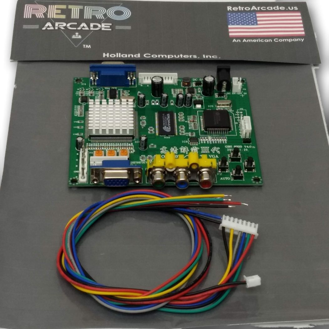 Arcade Game RGB-CGA-EGA-YUV to VGA Arcade HD-Converter PCB (GBS-8200 ...