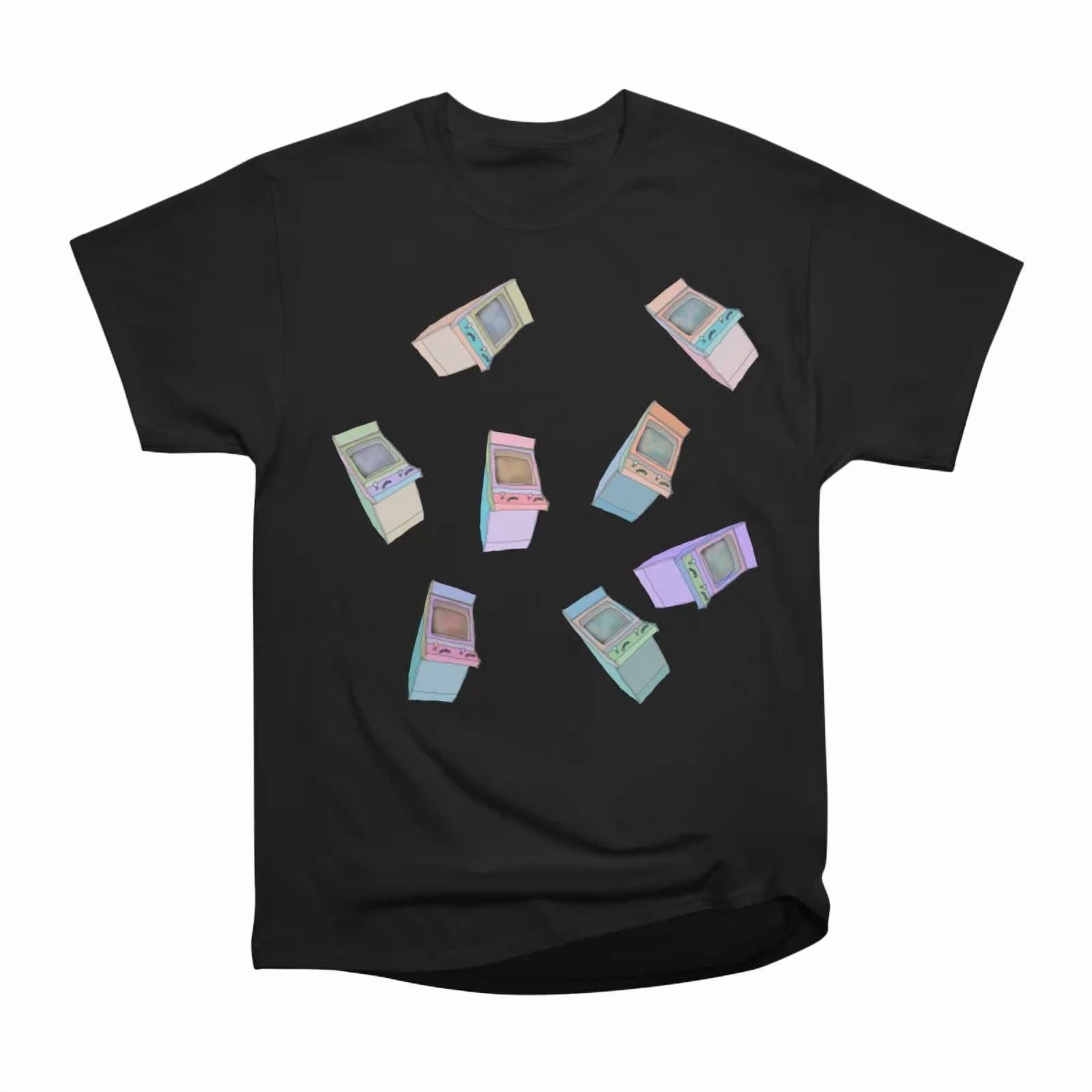 Arcade Machine Pattern T-Shirt Tee Gift For Him Merch For Her Apparel ...