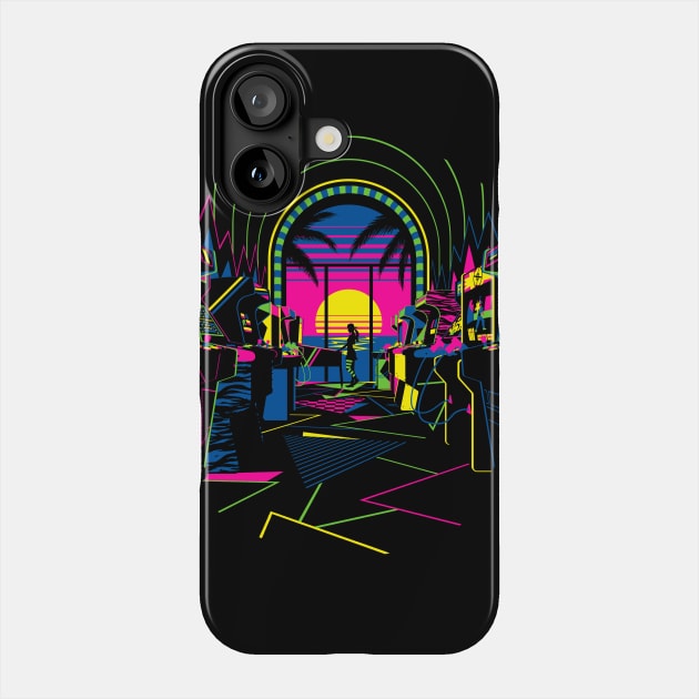 Arcade Night' with a Retro 80s Video Game Vibe Graphic Case for iPhone ...