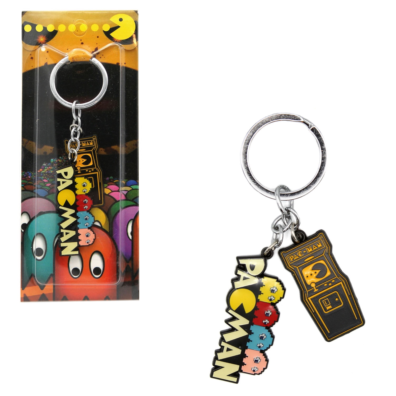 Arcade - Pac-Man 2 Pcs. Keychain - Walmart.com