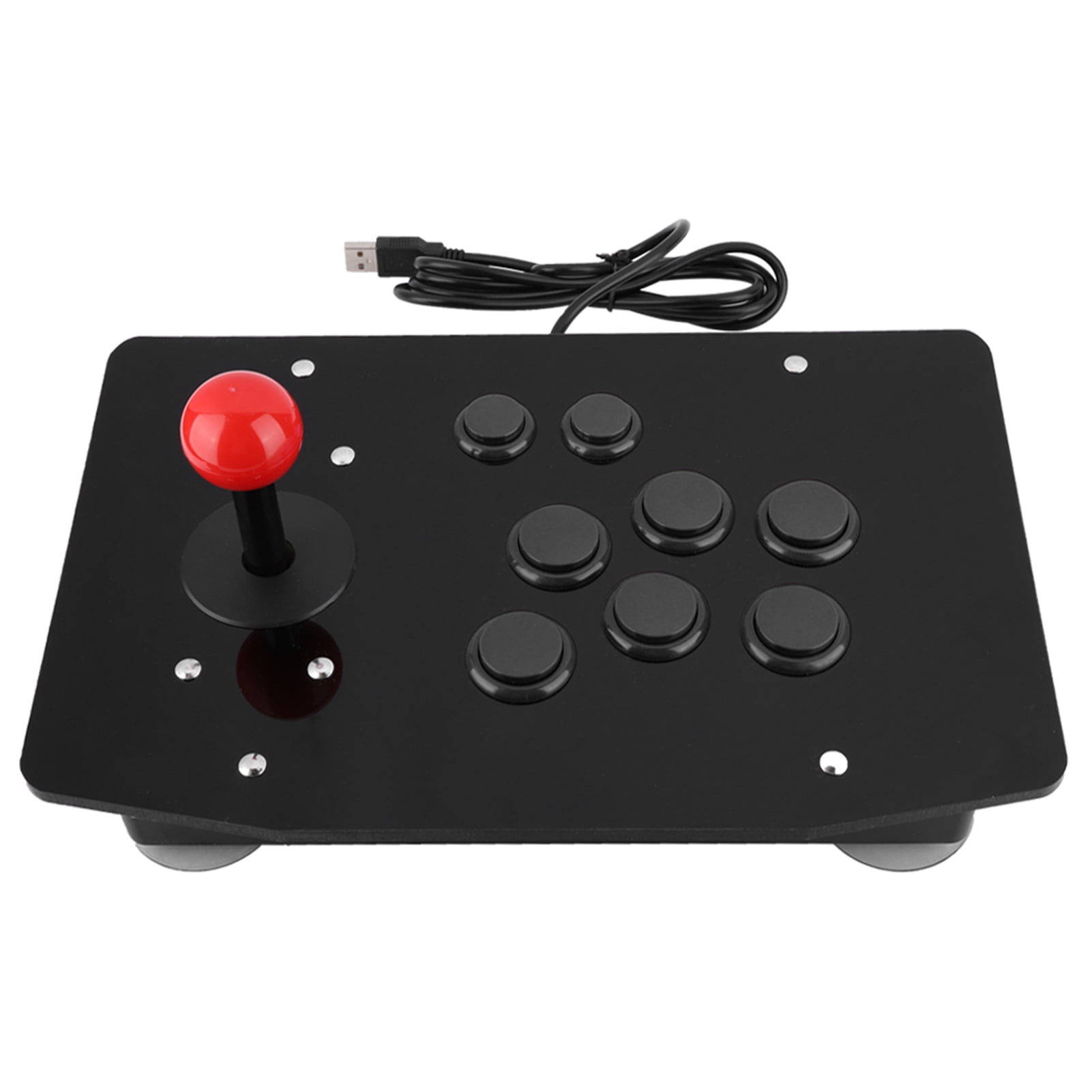 Arcade Rocker Game Joystick 8 Button Game Handle Controller(Black ...