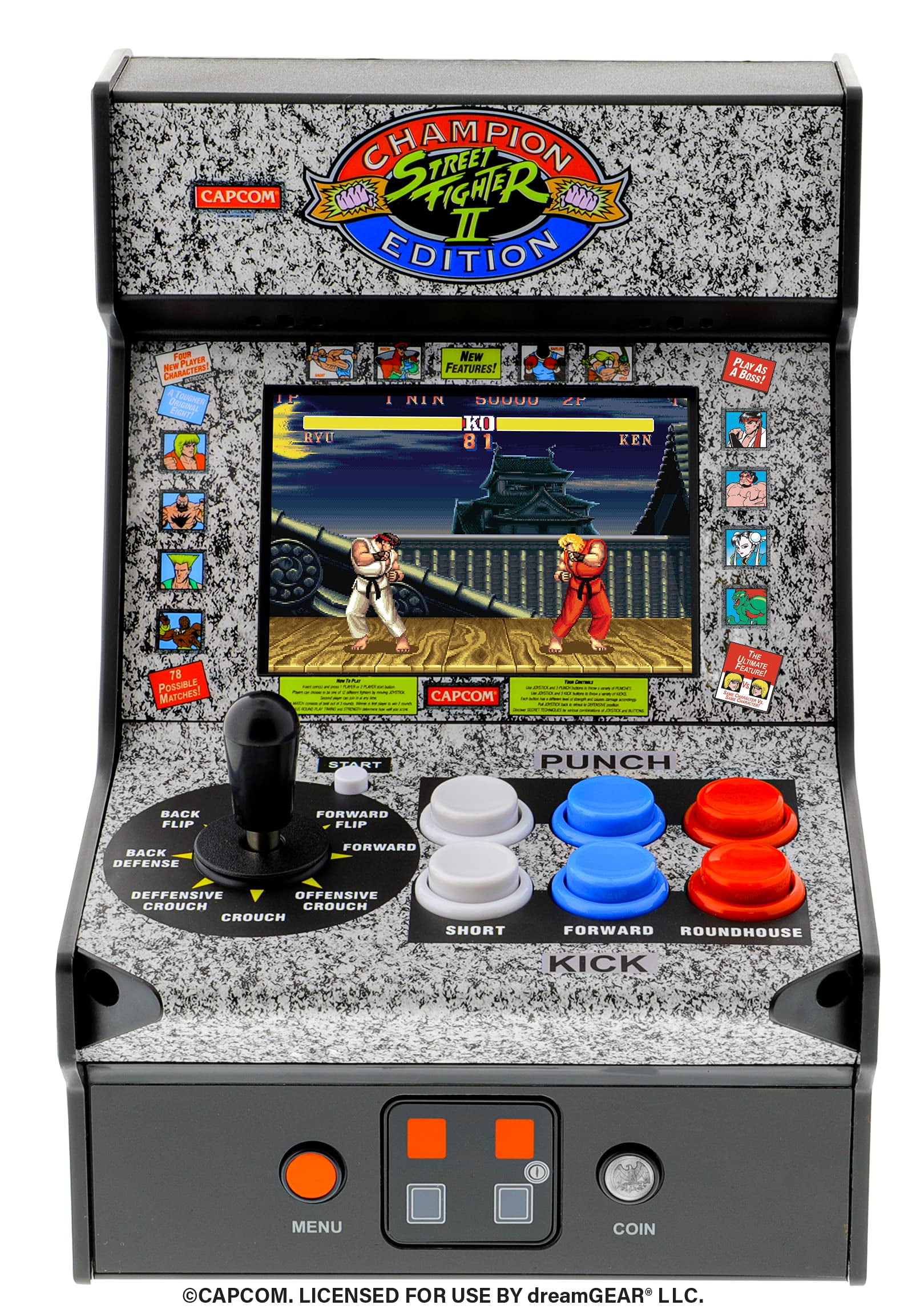 My Arcade Street Fighter 2 Champion Edition Micro Player-Fully Playable ...