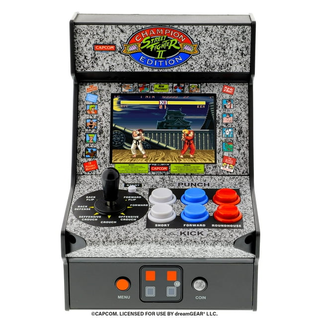 My Arcade Street Fighter 2 Champion Edition Micro Player-Fully Playable, Includes CO/VS Link for ...