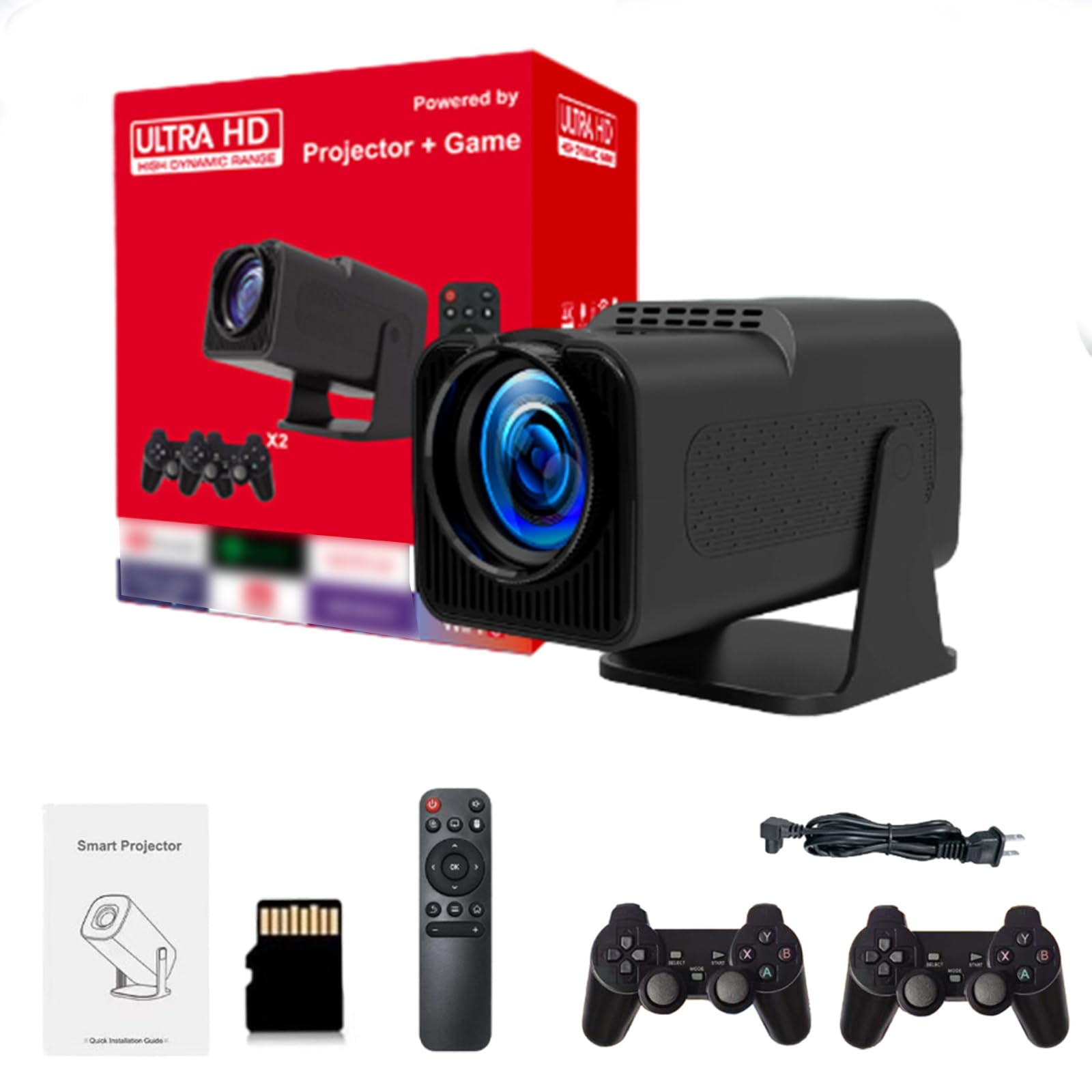 Arcade Vision Projector, - 4k Smart Movie Projector, Arcade Vision ...