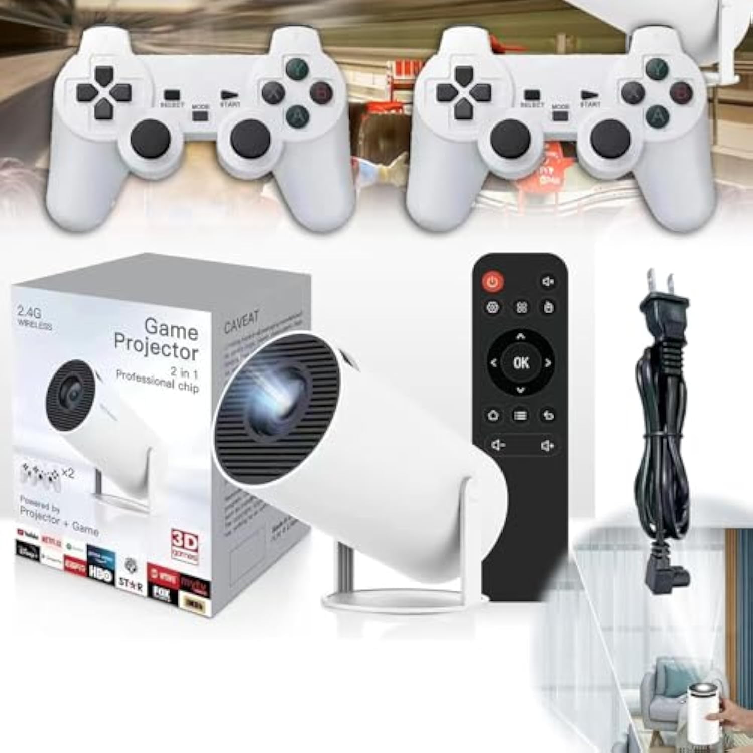 Arcade Vision Projector, Arcade Projector with Games, Arcade Vision ...