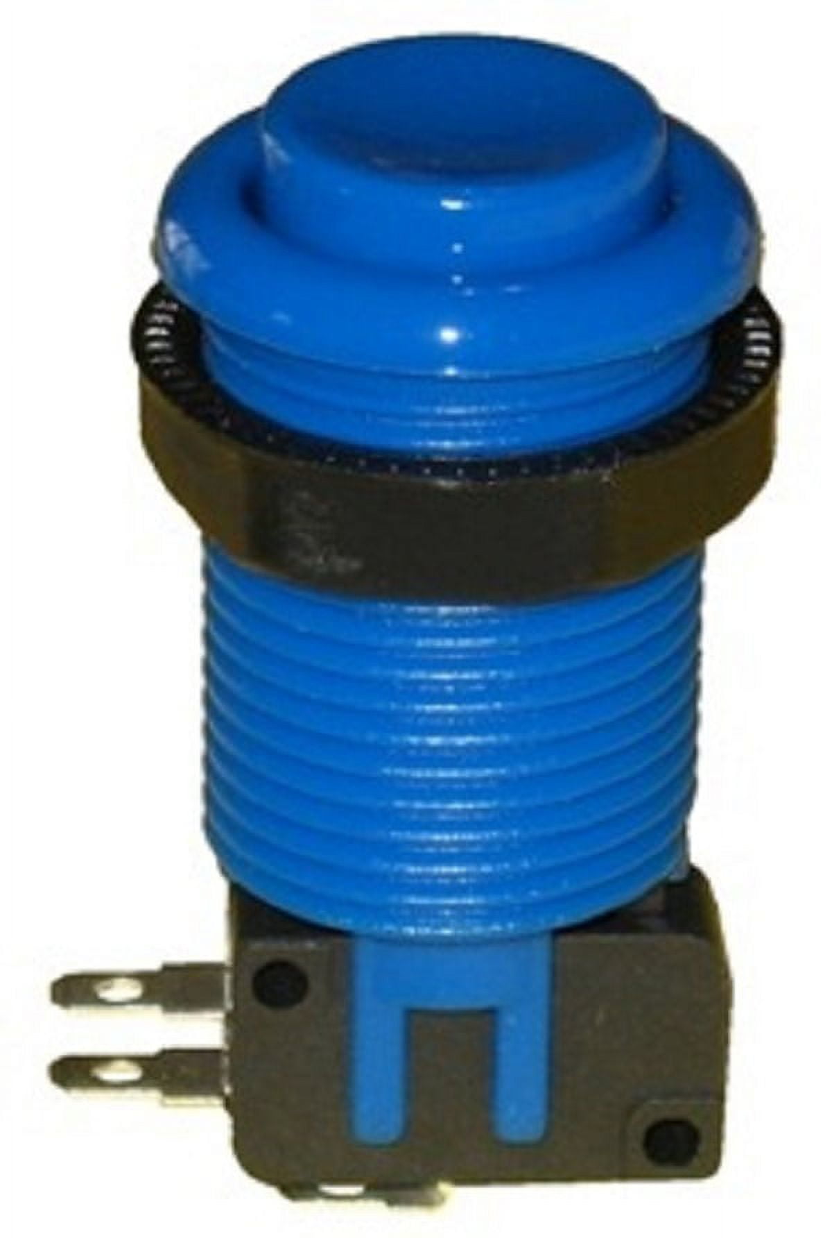 Arcade game Push button with Horizontal Microswitch (BLUE) - Walmart.com