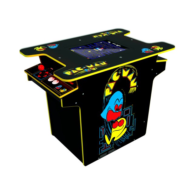 Arcade1UP Pac-Man Machine, Head-to-Head Gaming Table, 12-in-1 Games ...
