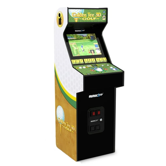 Arcade1Up Golden Tee 3D 35th Anniversary Deluxe Arcade Machine ...
