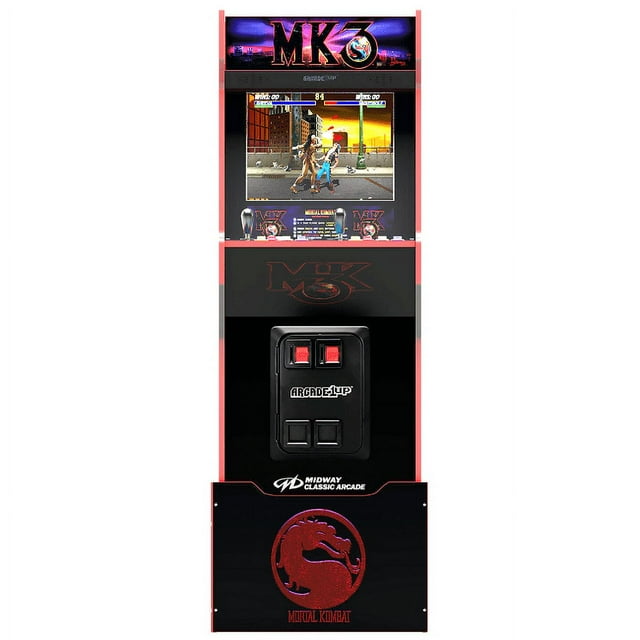 Arcade1Up Ultimate Mortal Kombat Video Game Machine with Riser Arcade ...