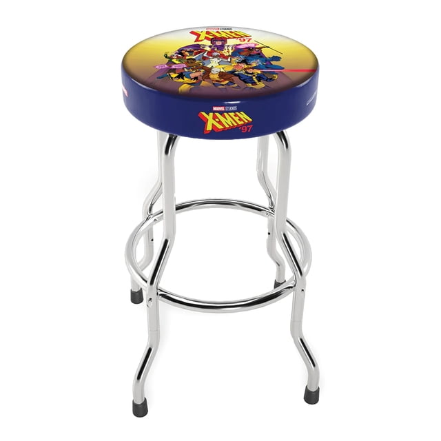Arcade1Up Marvel X-Men Arcade Stool with Chrome Plated Steel Frame ...