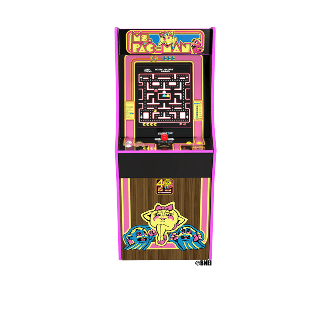 Arcade1Up Ms. Pac-Man 40th Anniversary Edition, Bandai Namco Classic ...