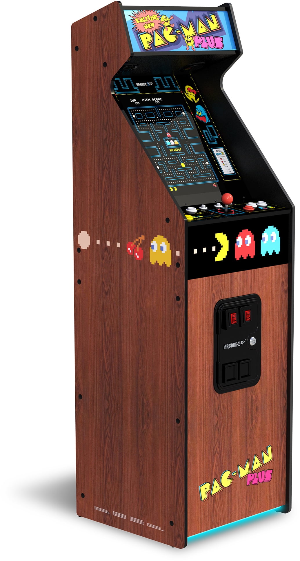 Arcade1Up Pac-Man Plus Deluxe Arcade Machine - 14 Classic Games, Retro ...
