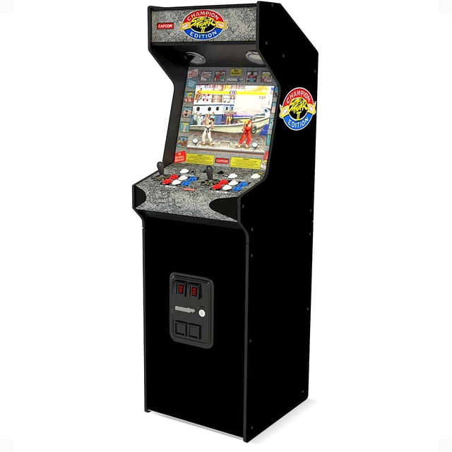 Arcade1Up Street Fighter II CE HS-5 Deluxe Stand-Up Cabinet Arcade ...