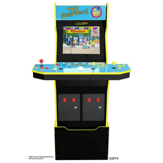 Arcade1Up The Simpsons Video Game Machine - 4 Player with Riser ...