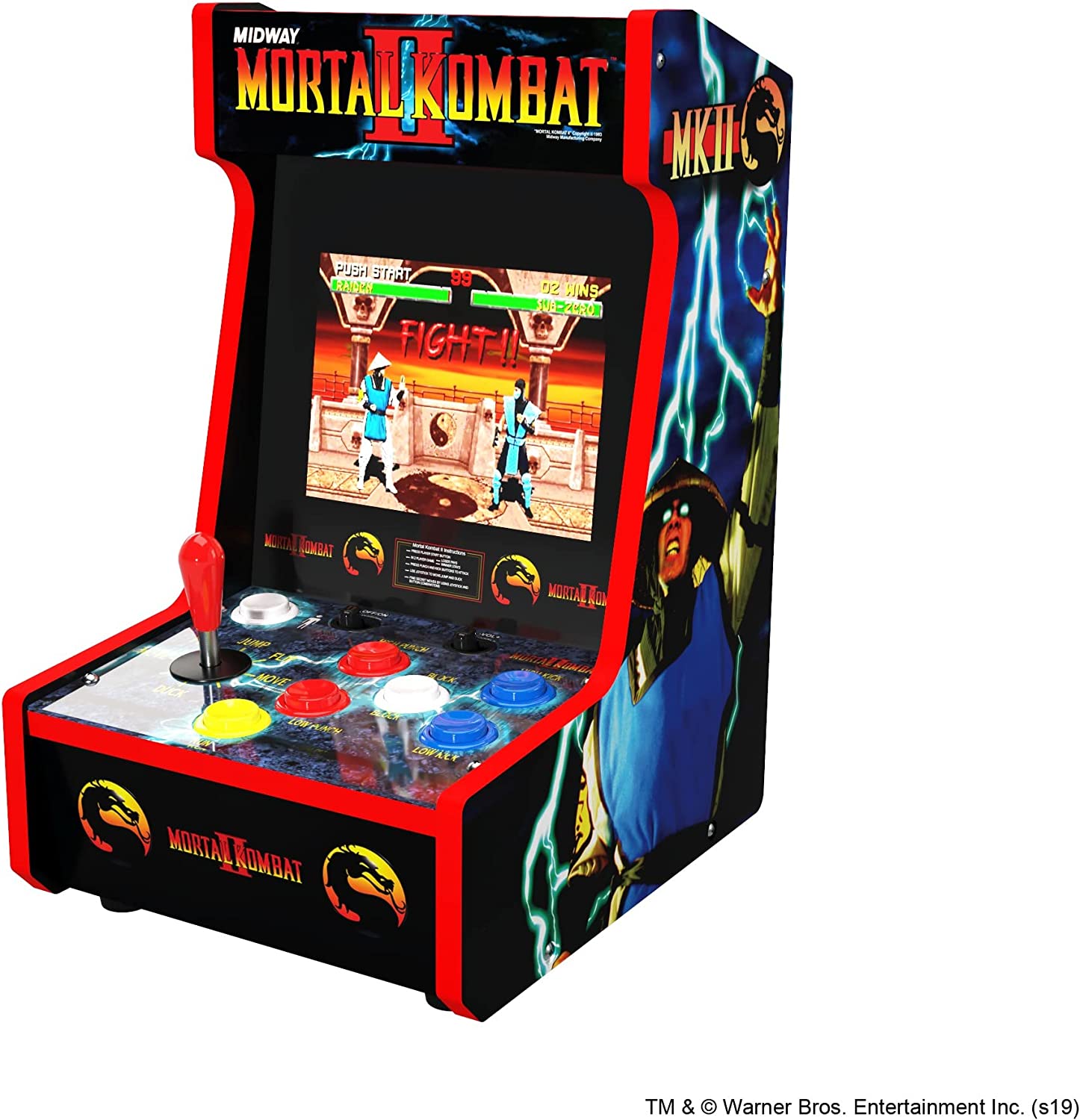 Arcade1up Mortal Kombat Countercade 3 Games in 1 - Walmart.com