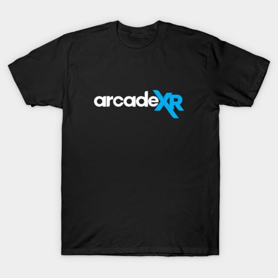 ArcadeXR Logo Black Tee Immersive Virtual Reality Gaming System Emblem ...