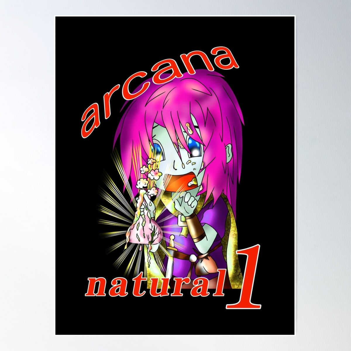 Arcana Natural 1. Fail Design For Gamers Poster Wall Art, Modern Wall ...