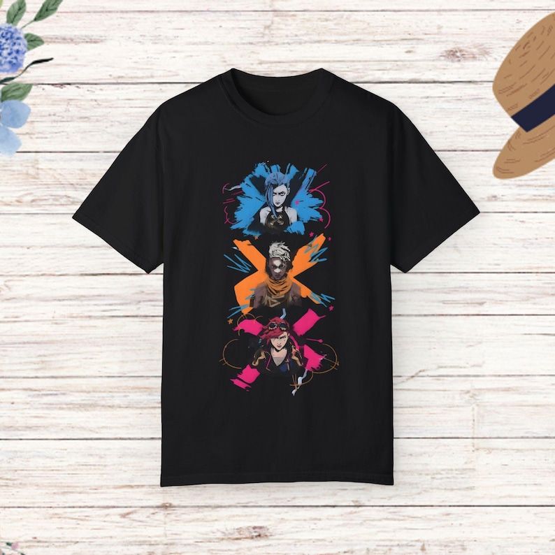 Arcane Action Adventure Serie Merch League of Legends Gaming Shirt ...