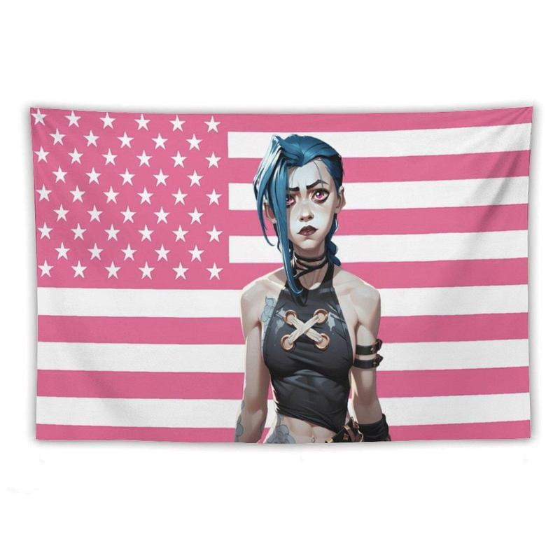 Arcane American Flag Tapestry |Wall Hanging, Gamer Flag, Nerdy Decor ...