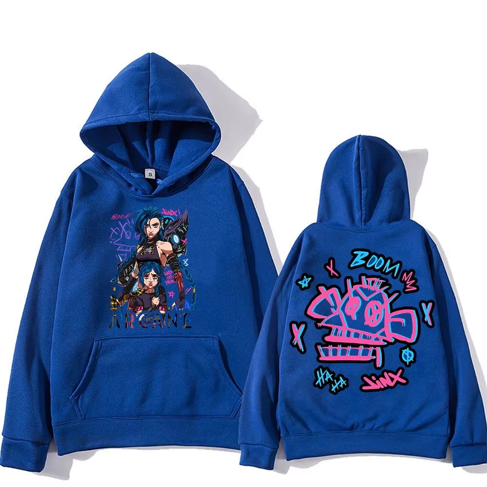 Arcane Anime Hoodies Women Men Long Sleeve Casual Sweatshirt Clothes ...