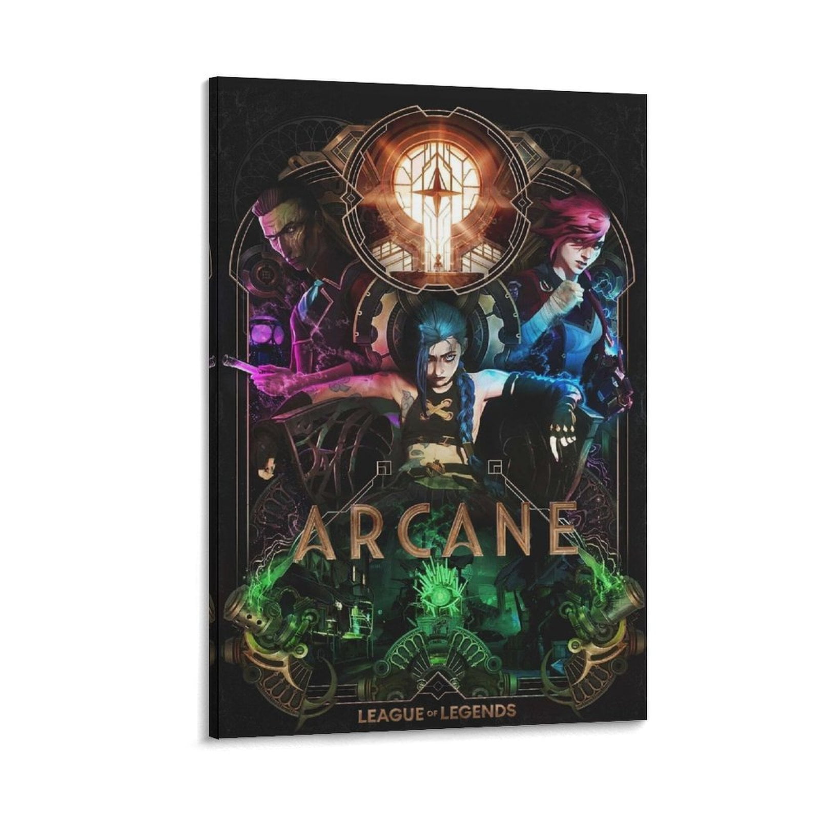 Arcane Anime TV Series Game Jinx Poster (1) Picture Print Wall Art ...