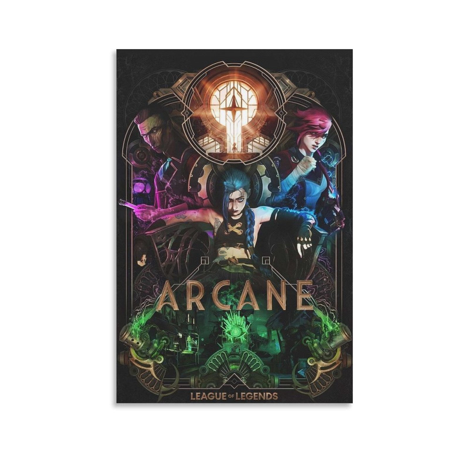 Arcane Anime TV Series Game Jinx Poster (1) Posters Wall Art Painting ...