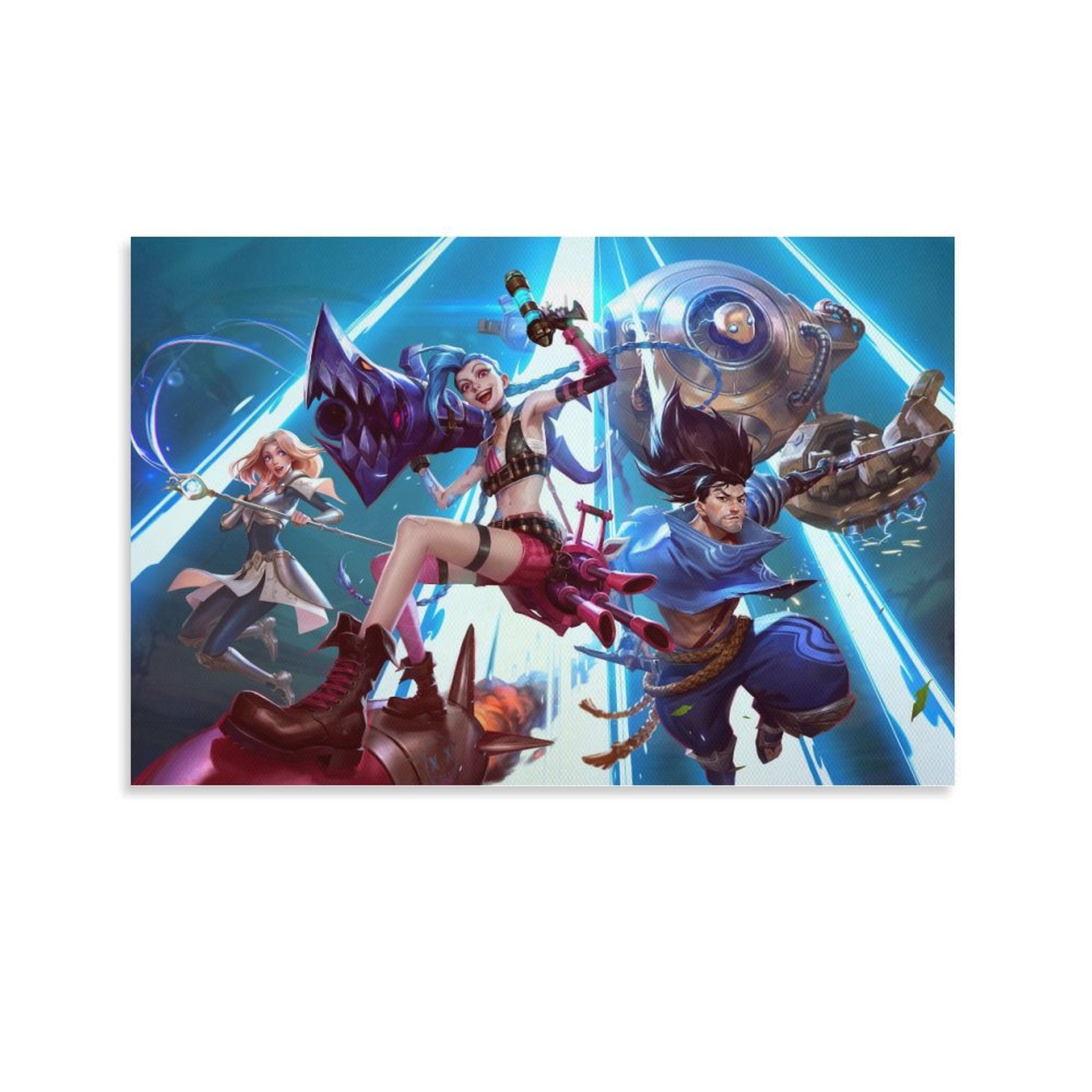 Arcane Anime TV Series Game Jinx Poster (13) Room Aesthetic Poster ...