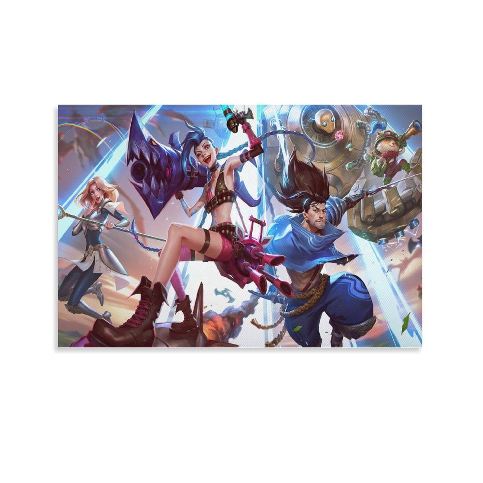 Arcane Anime TV Series Game Jinx Poster (14) Gifts Canvas Painting ...